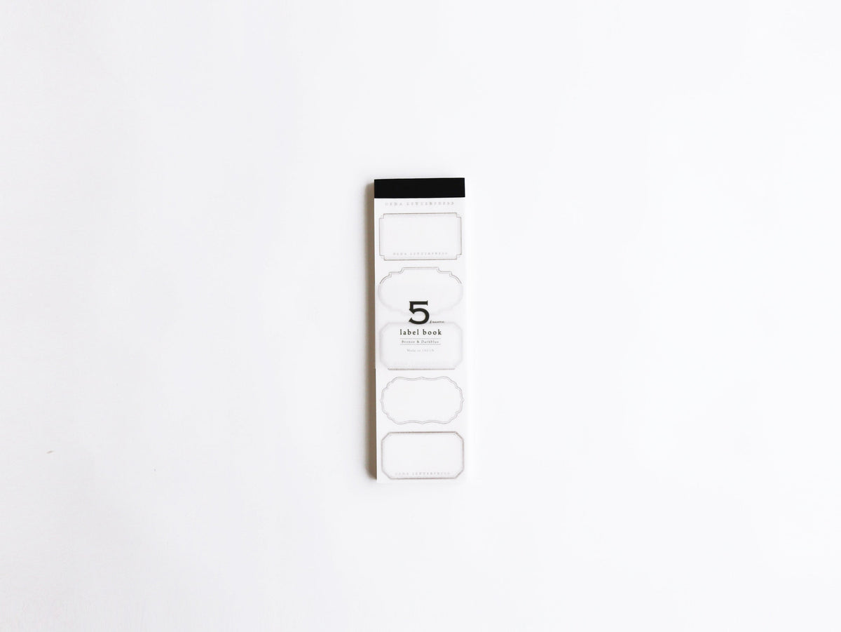 OEDA LETTERPRESS｜5frame label book (Bronze&Dark blue) – TAG STATIONERY